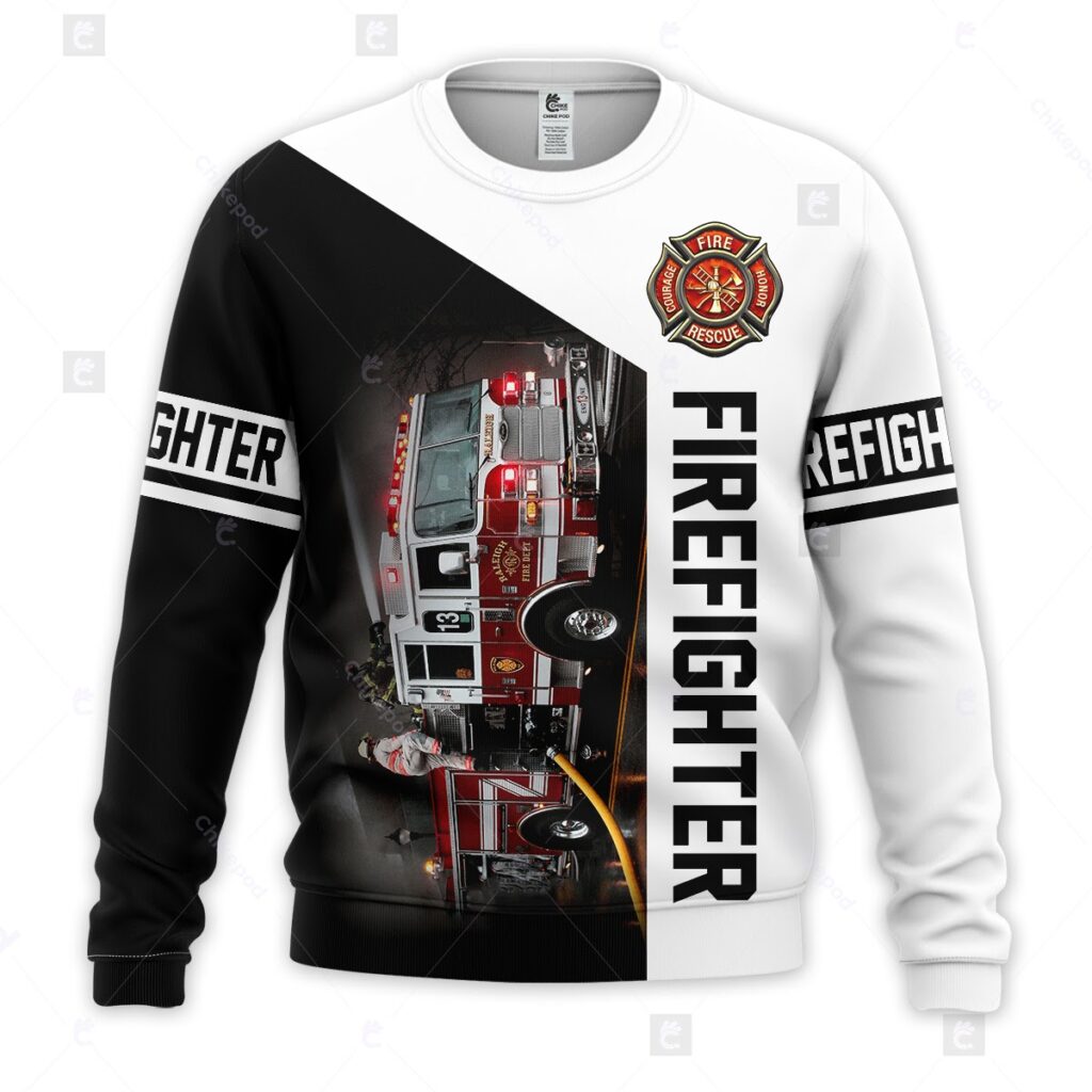 Firefighter 3D Hoodie | Azfancy