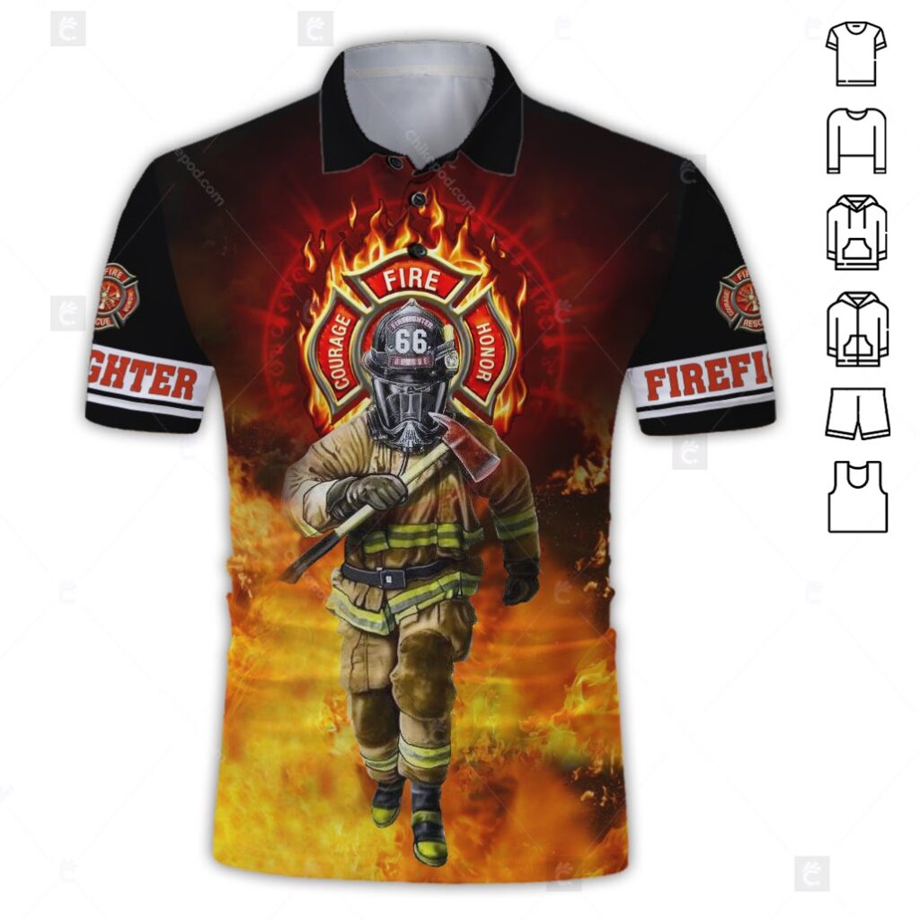 Firefighter 3D All Over Printed Clothes NC730 – Azfancy