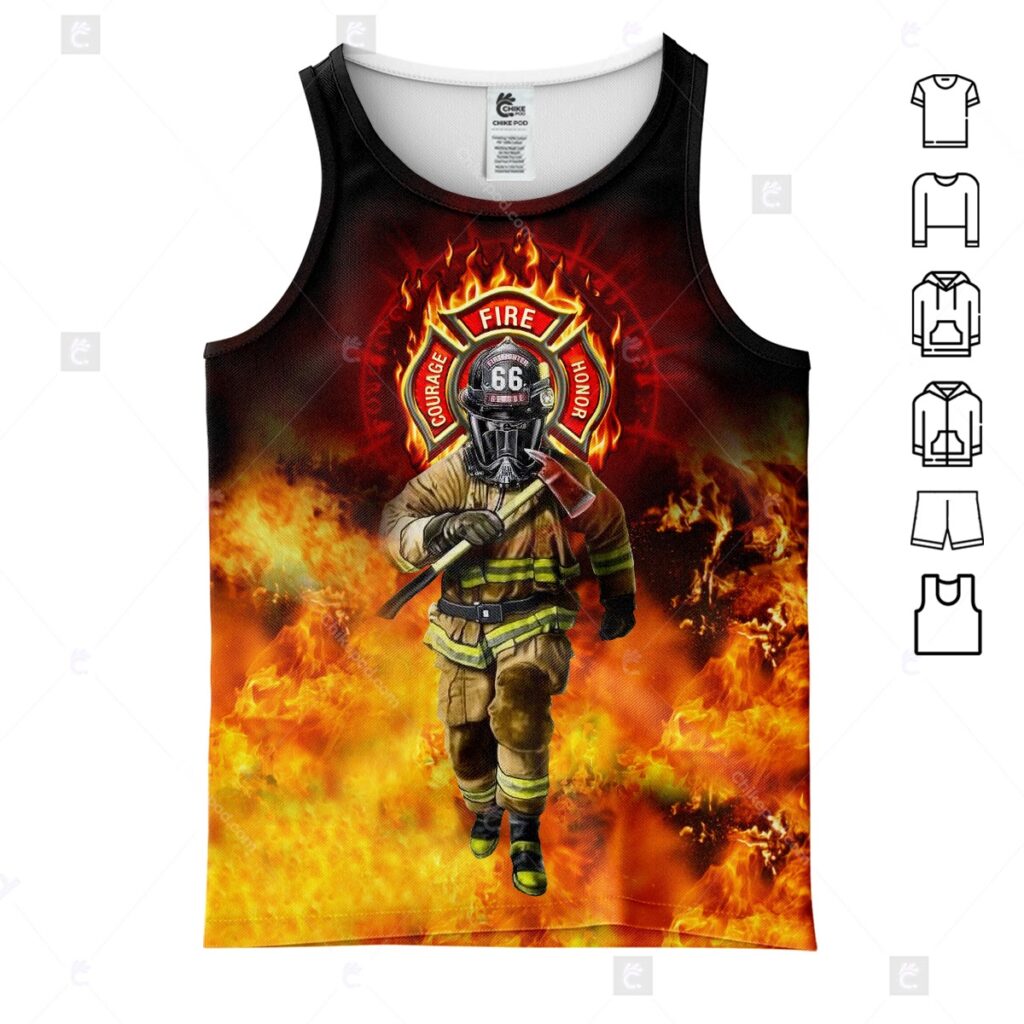 Firefighter 3D All Over Printed Clothes NC730 – Azfancy