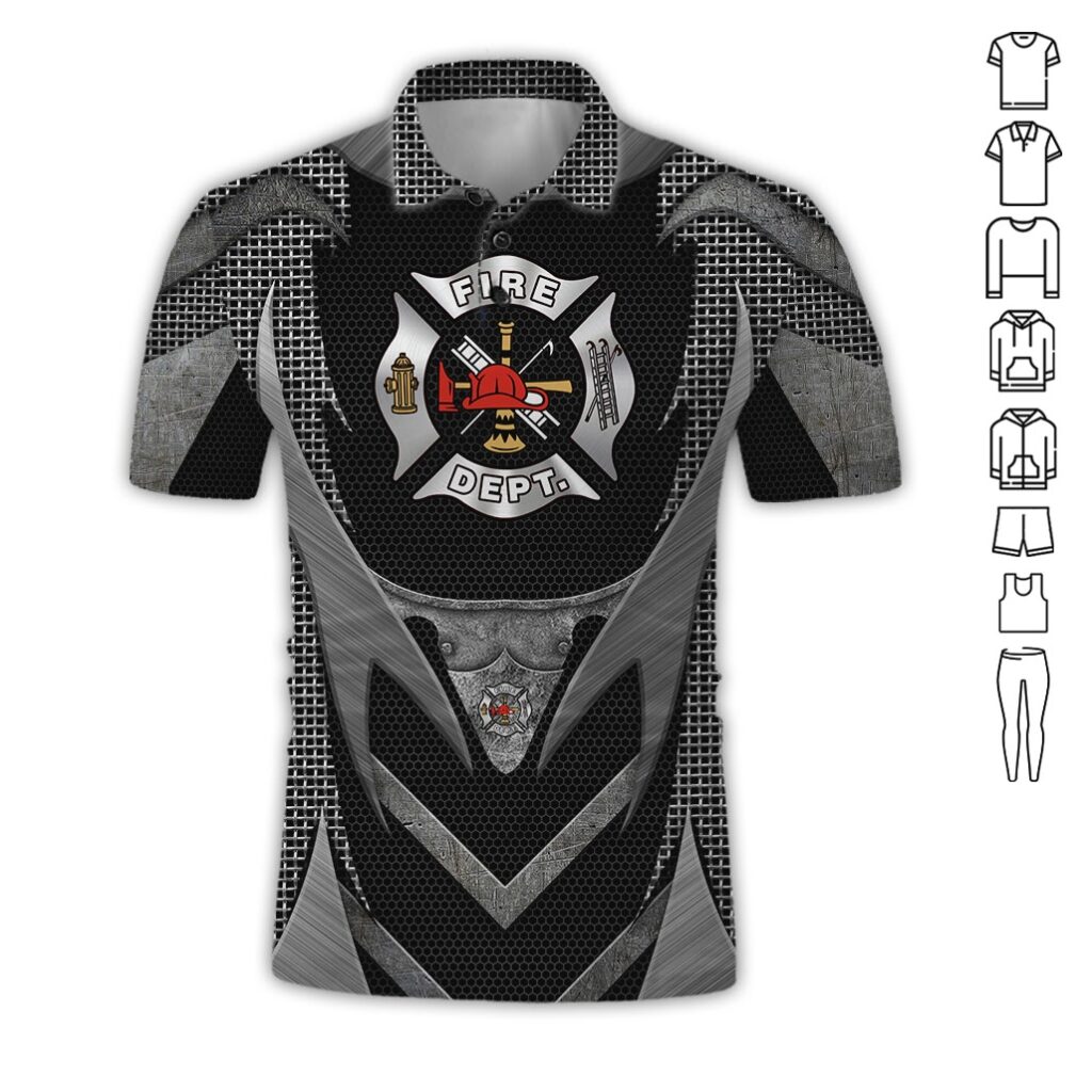 Firefighter Armor Style 3D All Over Printed Clothes DV231 – Azfancy