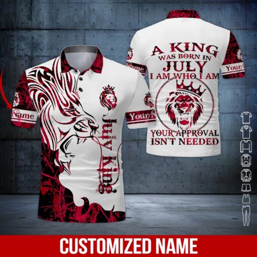 Personalized Name July King 3D All Over Printed Clothes DV532 – Azfancy