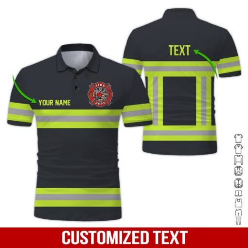 Personalized Name Firefighter 3D All Over Printed Clothes FC59 – Azfancy