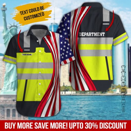 Personalized Name American Workwear Style All Over Printed Clothes ...