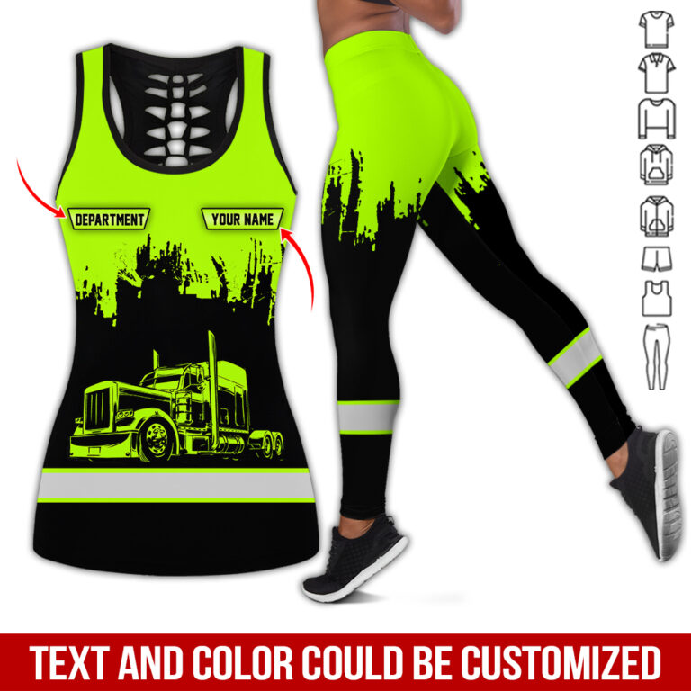 Personalized Name And Color Semi Truck Uniform All Over Printed Clothes ...