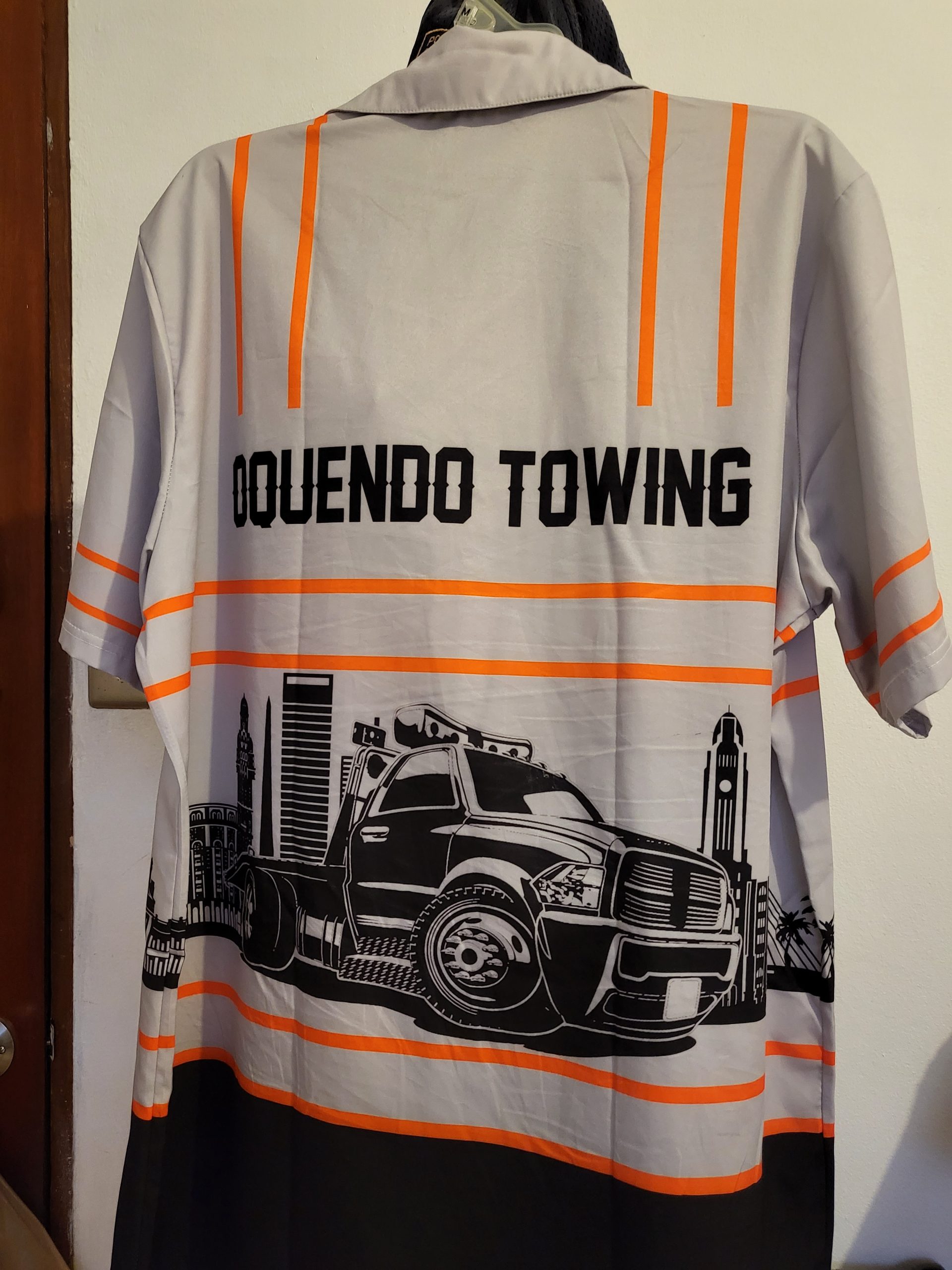 Customized Name And Color Tow Truck Driver Uniform All Over Printed ...