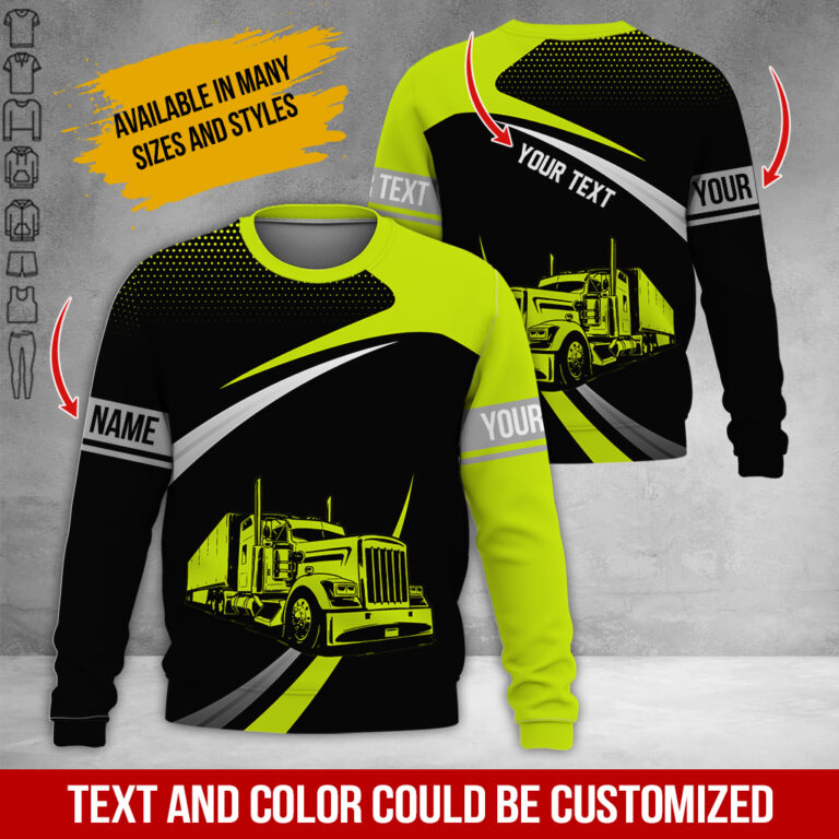 Proud Trucker Uniform Full Color All Over Printed Clothes AV772 – Azfancy