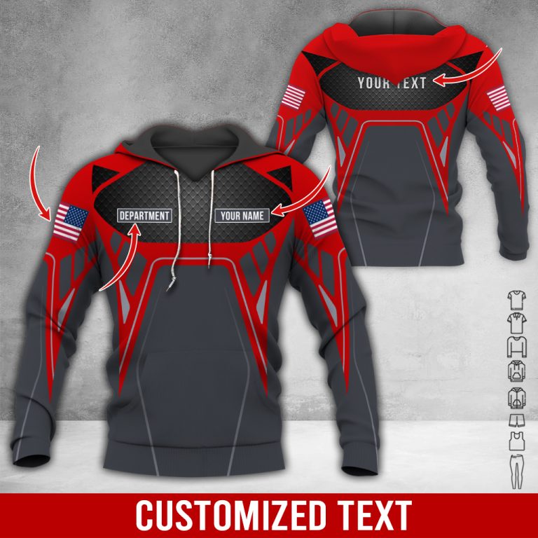 Custom Name And Color Workwear Uniform All Over Printed Clothes NJ818 ...