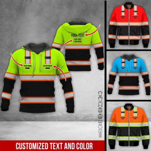Pocket – Customized Name And Text Workwear Style Uniform 3D All Over ...